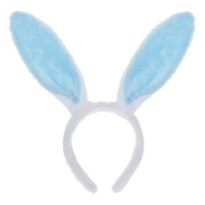 toptie easter bunny ears headband for adults & kids, halloween plush rabbit hair hoop, party favors cosplay costume