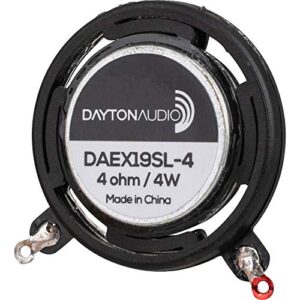 dayton audio daex19sl-4 slimline coin type 19mm exciter 4w 4 ohm