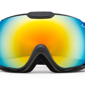 Cloud 9 - Twin Pack Daddy and Me Matching Goggles, Anti-Fog Dual Lens Wide Angle Frameless UV400 Snowboarding Ski Snow Goggles