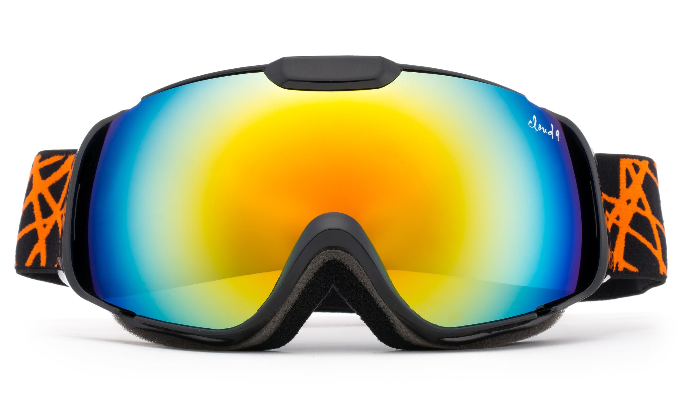 Cloud 9 - Twin Pack Daddy and Me Matching Goggles, Anti-Fog Dual Lens Wide Angle Frameless UV400 Snowboarding Ski Snow Goggles