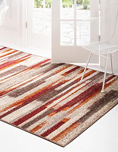 Unique Loom Autumn Collection Area Rug - Wheat (2' x 3' 1" Rectangle, Multi/ Beige)