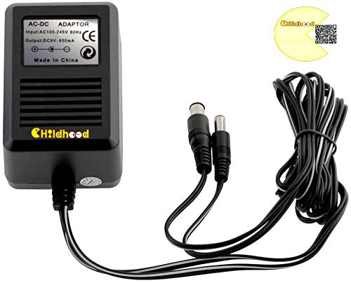 CHILDMORY AC Power Supply Adapter for NES US Version, SNES, Genesis1 3 in 1 Power Cord