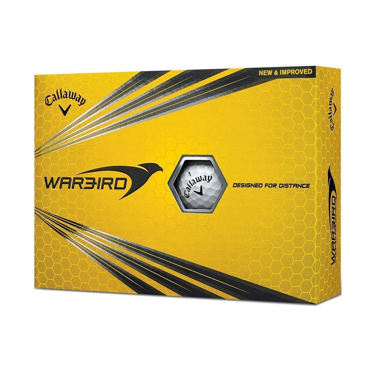 Callaway Warbird Golf Ball, Prior Generation, (One Dozen), White, Prior Generation