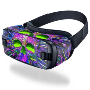 mightyskins skin compatible with samsung gear vr (2016) wrap cover sticker skins hard wired