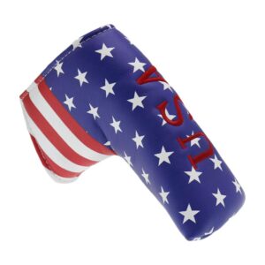 histar golf putter cover headcover stars and stripes design with usa letters