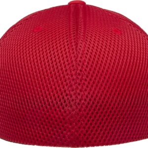 The Hat Pros | Flexfit Ultrafibre Airmesh Fitted Cap (as1, Alpha, l, x_l, Red)