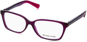 michael kors eyeglasses mk4039 india 3222 transparent purple, 54/15/135