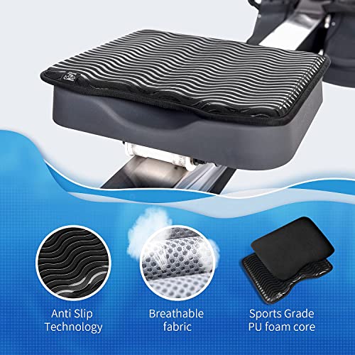 Rowing Machine Seat Cushion Designed for Concept 2 Rower, Hydrow Rower and Water Rower - Anti Slip Surface of The Rowers Pad Increases Comfort and Stability for Concept2