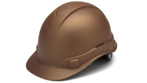 pyramex safety hp44118 ridgeline cap style hard hat, one size, grey (copper graphite)