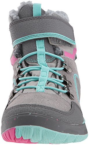 Merrell Kids' Unisex M-Moab Fst Polar Mid A/C Wtrpf Hiking Boot, Grey/Multi, 2 Wide US Little Kid