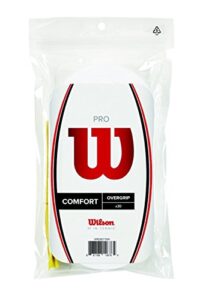 wilson pro overgrip comfort 30 pack - white