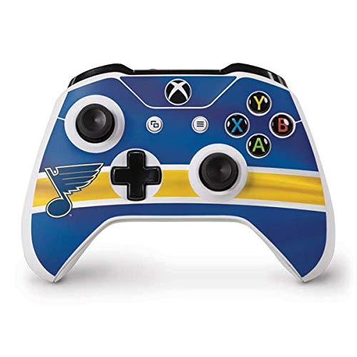 Skinit Decal Gaming Skin Compatible with Xbox One S Controller - Officially Licensed NHL St. Louis Blues Jersey Design