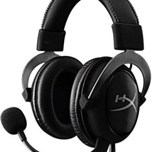 HyperX Cloud II Gaming Headset - 7.1 Surround Sound - Memory Foam Ear Pads - Durable Aluminum Frame - Works with PC, Xbox, PS4 - Gun Metal (Renewed)