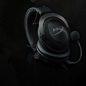 HyperX Cloud II Gaming Headset - 7.1 Surround Sound - Memory Foam Ear Pads - Durable Aluminum Frame - Works with PC, Xbox, PS4 - Gun Metal (Renewed)