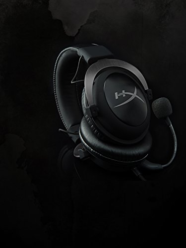 HyperX Cloud II Gaming Headset - 7.1 Surround Sound - Memory Foam Ear Pads - Durable Aluminum Frame - Works with PC, Xbox, PS4 - Gun Metal (Renewed)