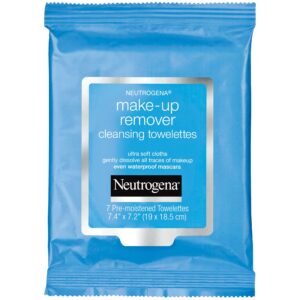 neutrogena make-up remover cleansing towelettes, 7 count (pack of 12)