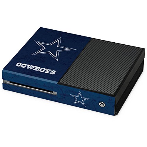 Skinit Decal Gaming Skin compatible with Xbox One Console - Officially Licensed NFL Dallas Cowboys Distressed Design