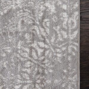 Unique Loom Sofia Collection Area Rug - Grand (4' 1" x 6' 1" Rectangle, Light Gray/ Ivory)