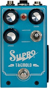 supro analog harmonic tremolo pedal