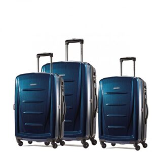 samsonite winfield 2 fashion 3 piece spinner nesting set (3 pc set - dark blue)