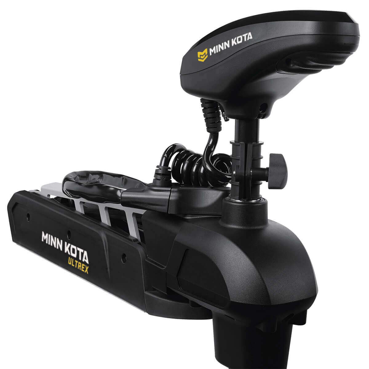 Minn Kota 1368830 Ultrex Freshwater Cable & Electric-steer Bow-Mount Motor with Universal Sonar 2, Digital Maximizer & i-Pilot Link GPS, 112 lbs Thrust, 45" Shaft