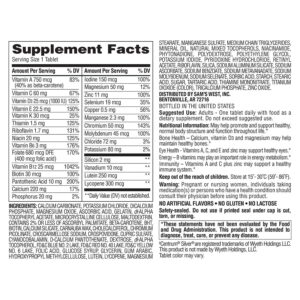 homiebuds spprandom member's mark adults 50+ multivitamin (400 count)