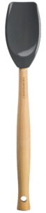 le creuset silicone craft series spatula spoon, 11 3/8" x 2 1/8", oyster, large