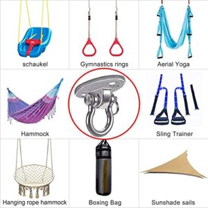 BeneLabel Heavy Duty Swing Hangers - Set of 2 Stainless Steel Hooks for Hammock, Yoga, Sandbag - 900kg Capacity - Indoor & Outdoor Use