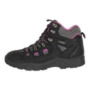 Mountain Warehouse Adventurer Womens Waterproof Hiking Boots Black Womens Shoe Size 8 US