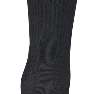 Under Armour Train Crew Socks, 2-Pair, Black, Shoe Size: Mens 4-8, Womens 6-9