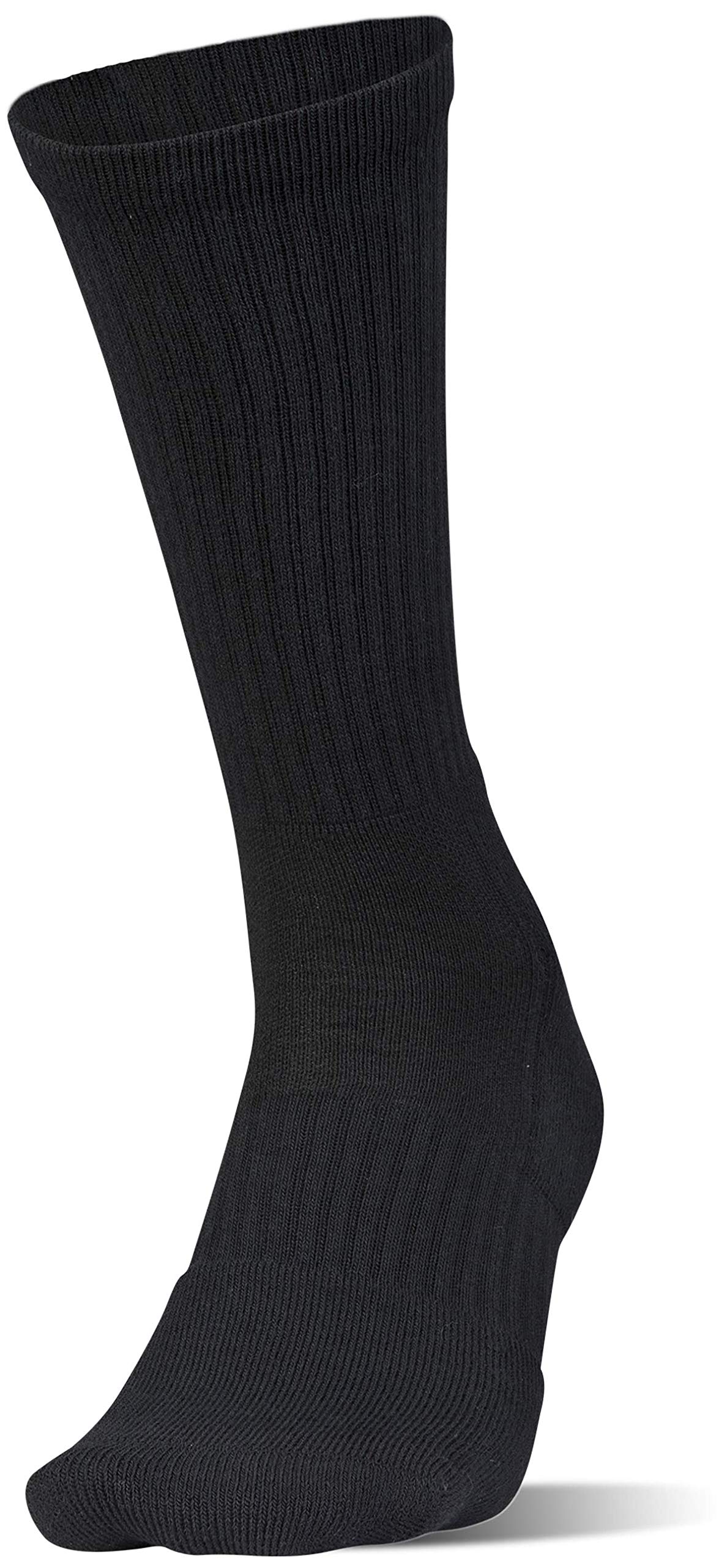 Under Armour Train Crew Socks, 2-Pair, Black, Shoe Size: Mens 4-8, Womens 6-9