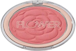 flower beauty flower pots powder blush - smooth & silky, skin tone enhancing, soft satin finish makeup (warm hibiscus)