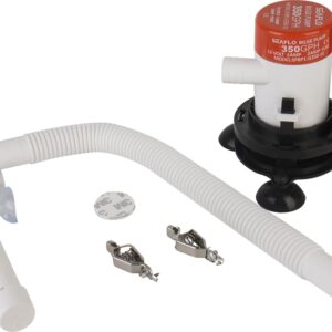 Seaflo-Portable 12v Livewell Aeration Pump System Kit for Boats