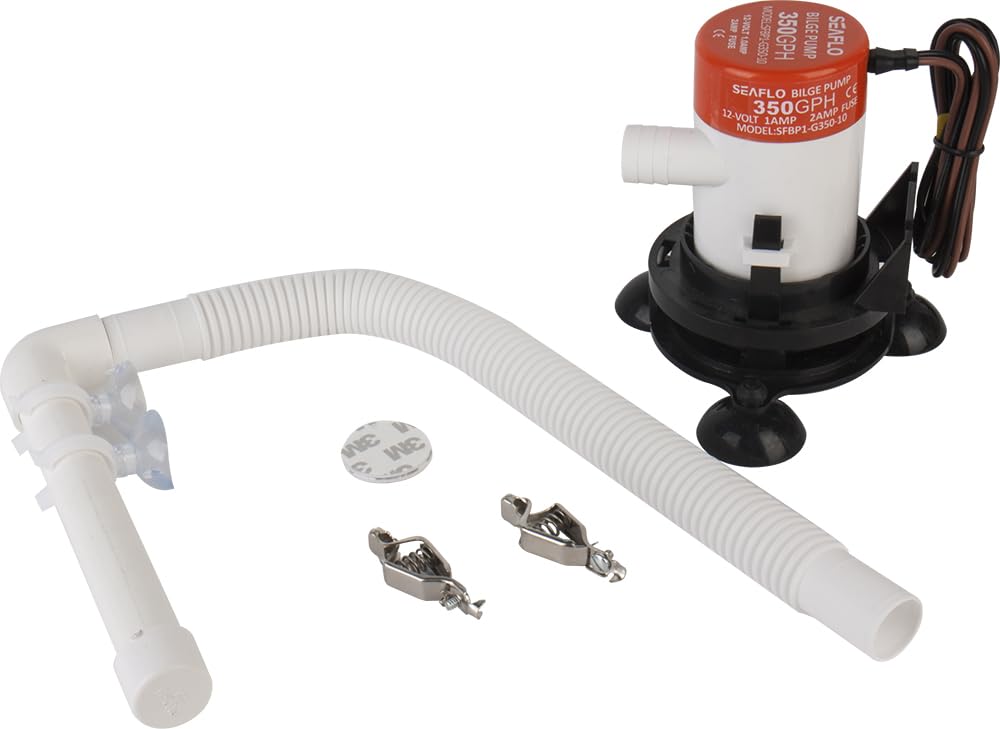 Seaflo-Portable 12v Livewell Aeration Pump System Kit for Boats