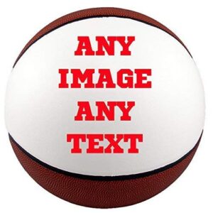 personalized basketballs - custom photo basketball gift - regulation size basketball - any image - any text - any logo