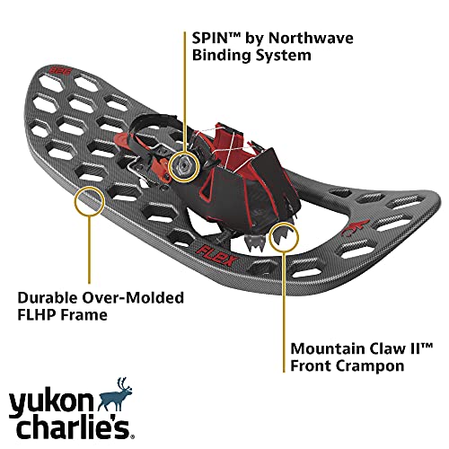 Yukon Charlie's Flex Spin Snowshoe, 9-inch x 28-inch