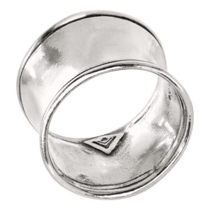 Silpada 'Hammered Cuff' Ring in Sterling Silver, Size 8, Size 8