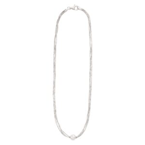 Silpada 'Thoreau' Multi-Strand Bead Necklace in Sterling Silver, 16''