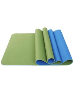 maji sports 2 tone tpe yoga mat,green/purple