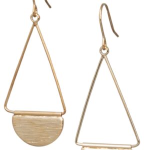 SPUNKYsoul Shield Earring (Small Gold)