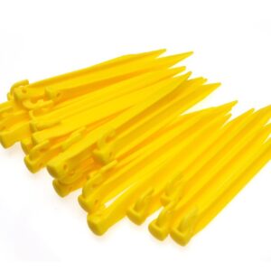 24pcs 9 225mm Durable Tent Pegs Plastic Spike Hook Awning Camping Caravan by Micro Trader