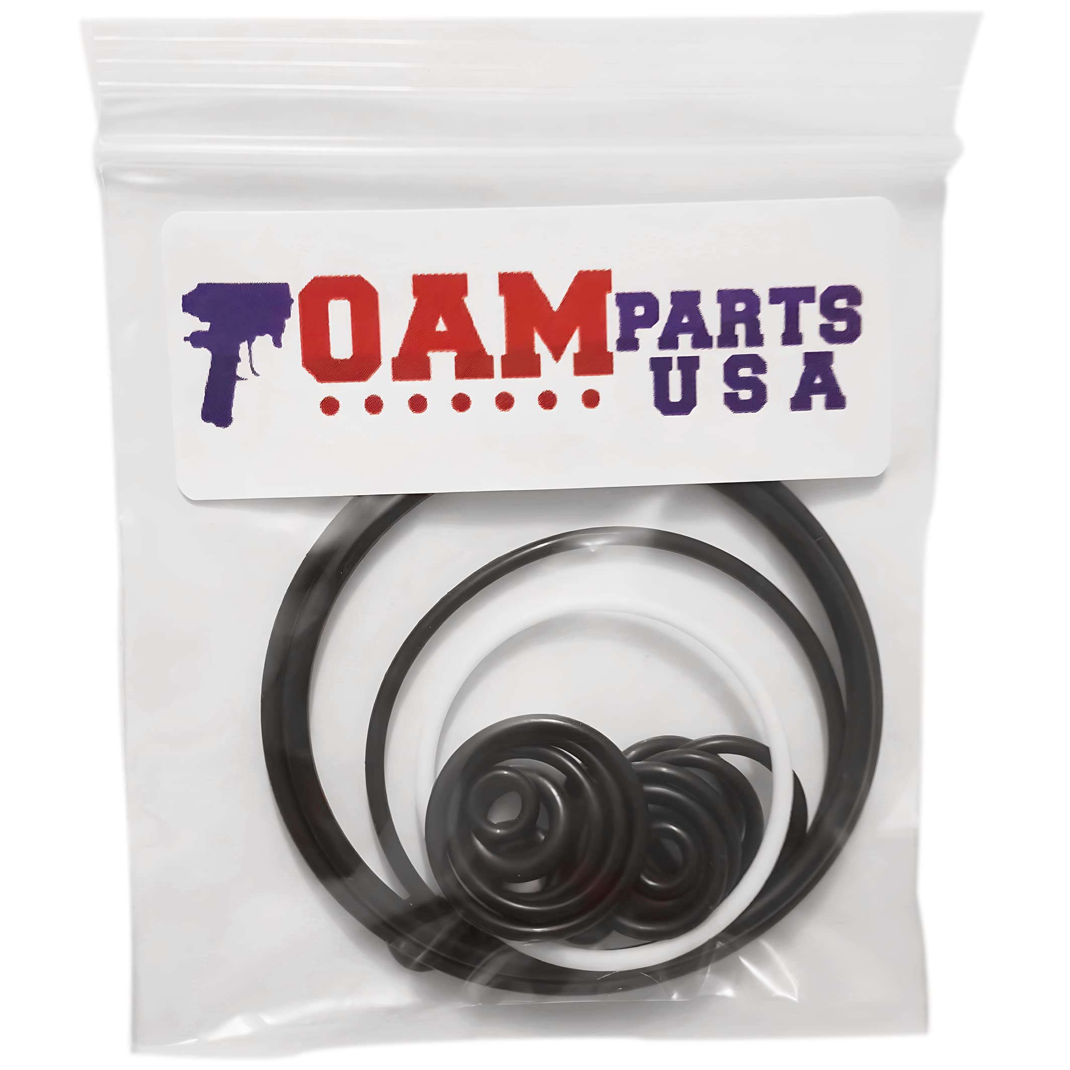 Complete O-Ring Rebuild kit Compatible with Graco Fusion 246355 for air Purge, by Foam Parts USA (1)