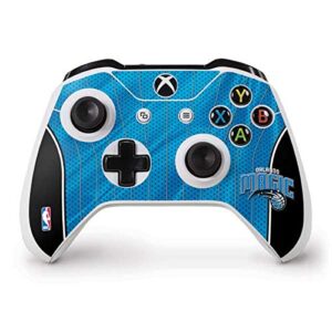 skinit decal gaming skin compatible with xbox one s controller - officially licensed nba orlando magic jersey design