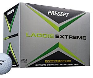 Precept 2017 Laddie Extreme Golf Balls (24 Balls), White