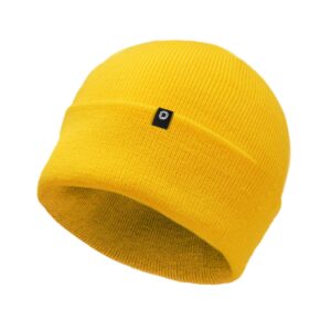 dalix cuff beanie cap 12" in yellow