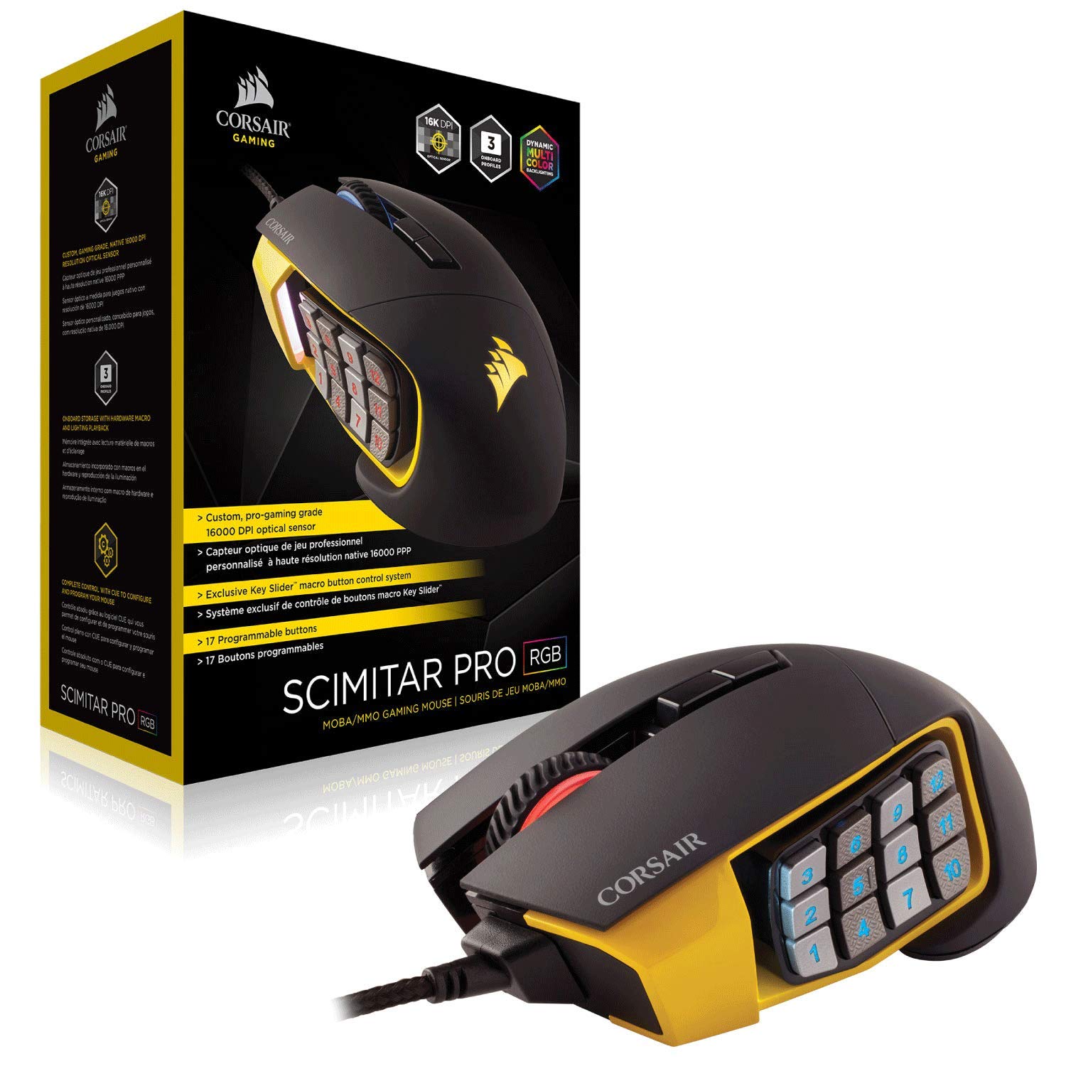 Corsair Scimitar Pro RGB USB Wired Mouse