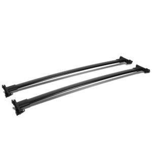 dna motoring rr-fex11 oem style aluminum roof rack cross bars compatible with 11-15 ford explorer, 150lbs max load , black