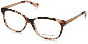 michael kors eyeglasses mk4035 ambrosine 3205 pink tortoise, 53/15/135