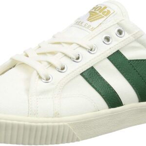 Gola Men's Mark Cox Trainers, Off White Off White Dark Green Wn, 8