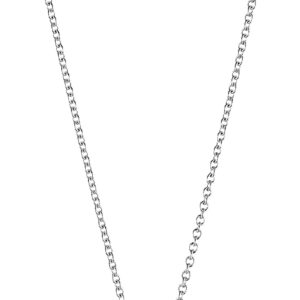 Amazon Essentials 14k White Gold 16' Adjustable to 18' 4-Prong Set Round-Cut Diamond Pendant (3/4 cttw, J-K Color, I2-I3 Clarity), (previously Amazon Collection)